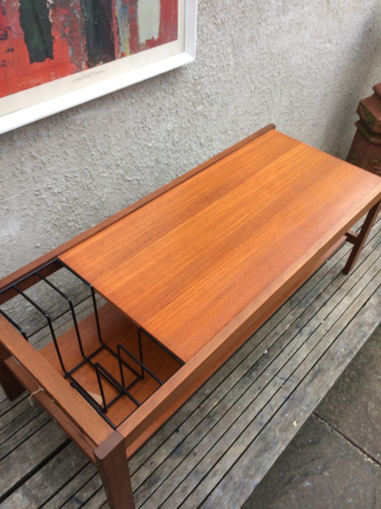 Gorgeous Mid Century Myer Coffee Table With Integrated Vinyl Rack ...