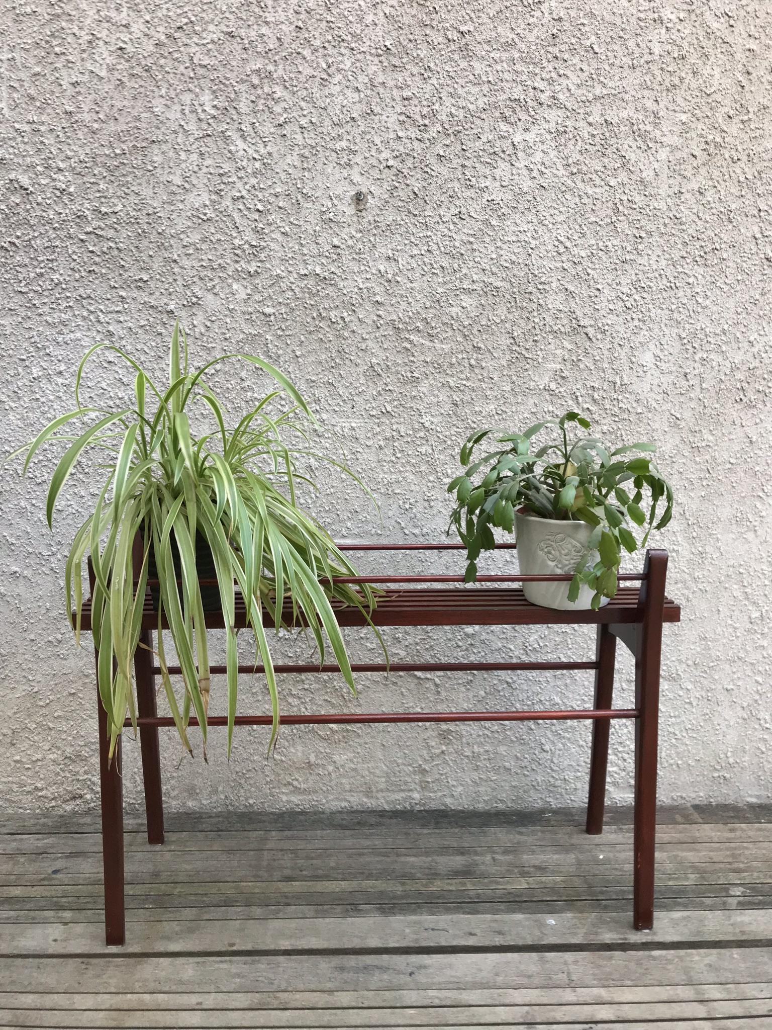 Vintage Danish Style Wooden Trough / Plant Stand – Pavement Vintage