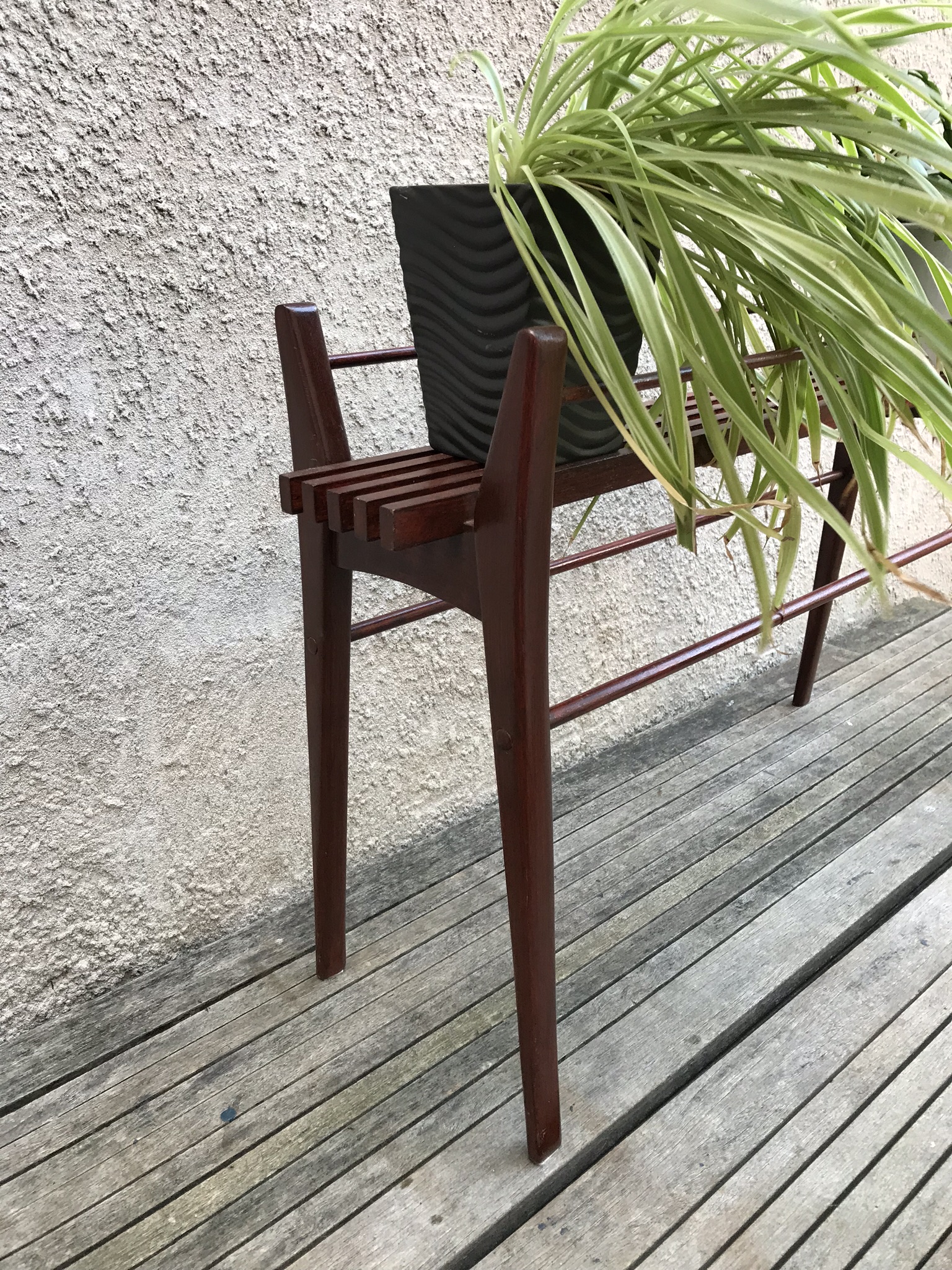 Vintage Danish Style Wooden Trough / Plant Stand – Pavement Vintage