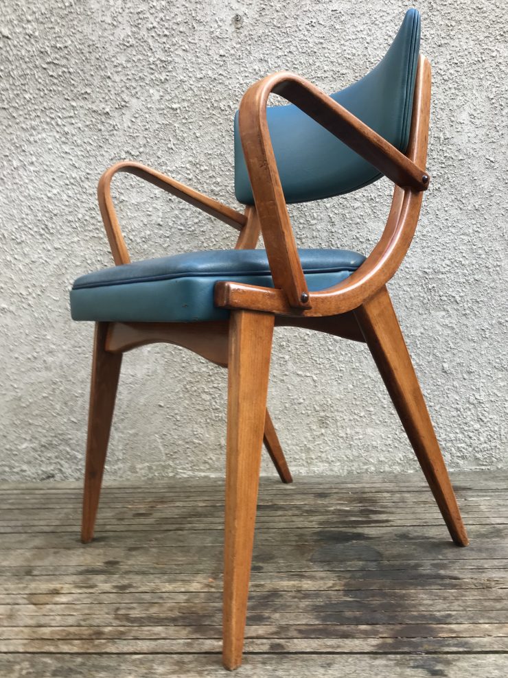 Mid Century Vintage 6 x Stoe Ben Chair Dining Chairs / Armchairs ...