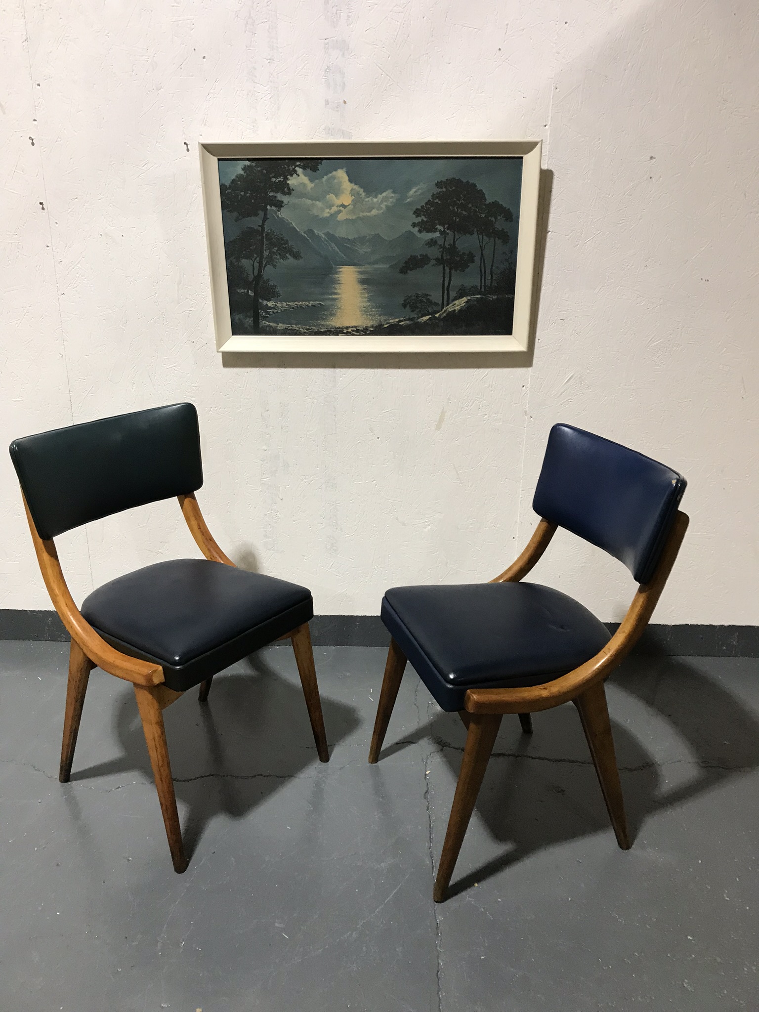 Pair Of Mid Century Vintage Stoe Ben Chairs Dining Chairs – Pavement ...