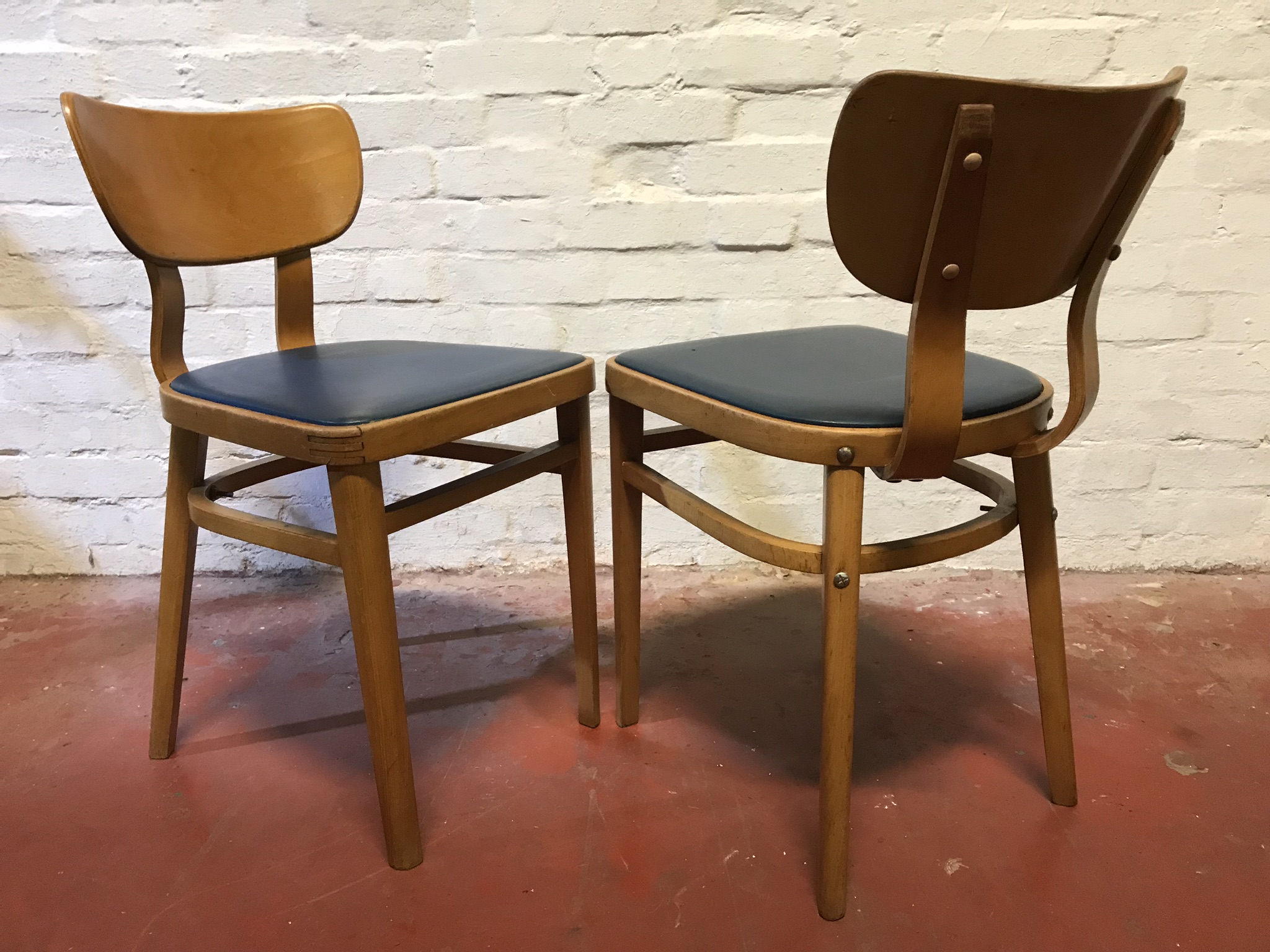 Six Vintage Mid Century Bentwood BEN CHAIRS – Cafe / Coffee Shop ...