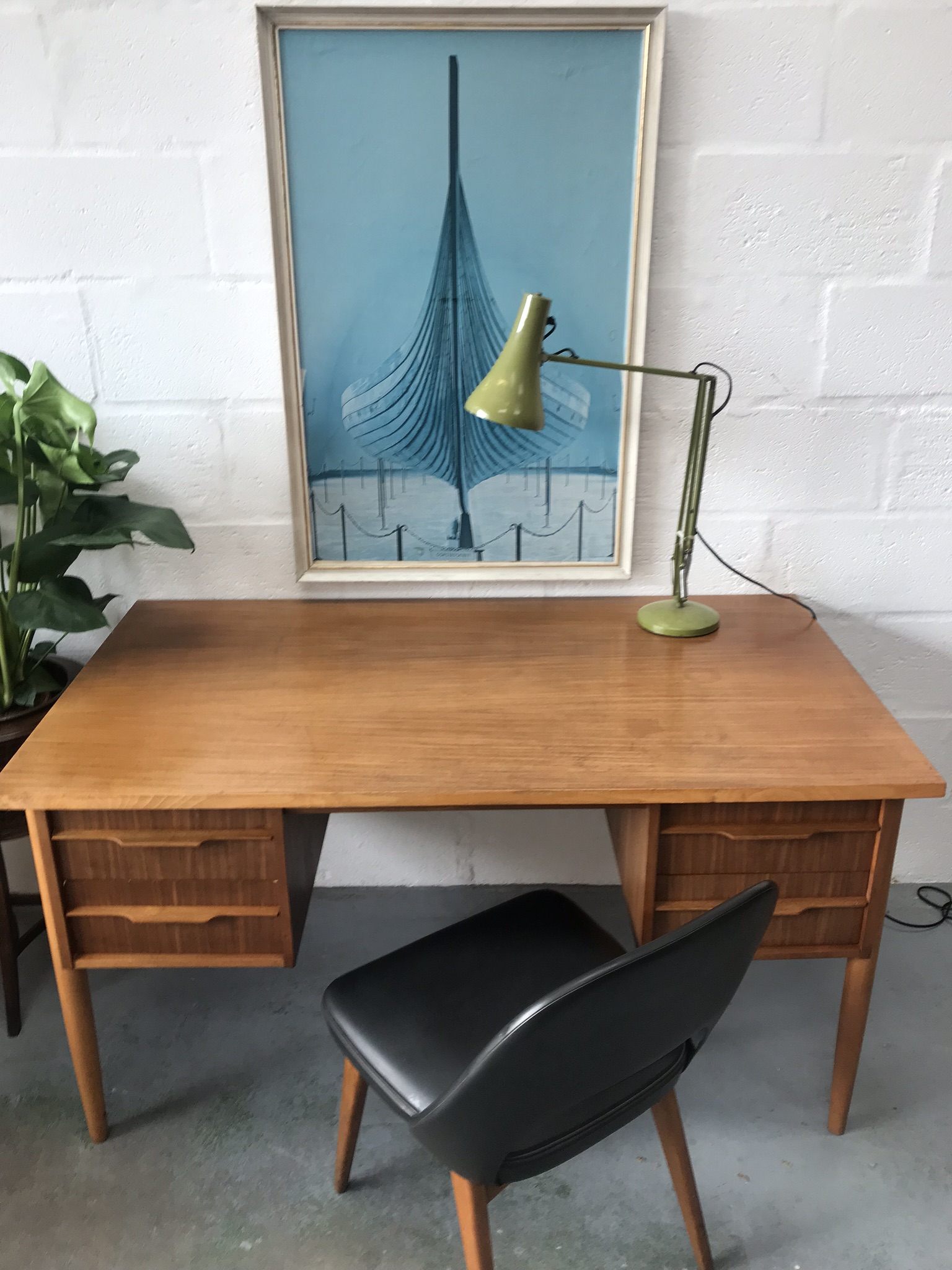 Mid Century Morris Of Glasgow Writing / Computer Desk – Pavement Vintage