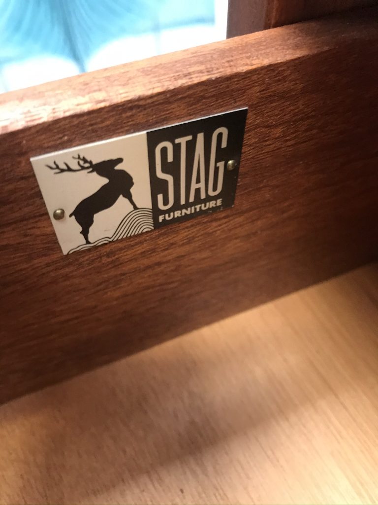 1970s Vintage Retro STAG Teak Chest of 4 Drawers – Pavement Vintage