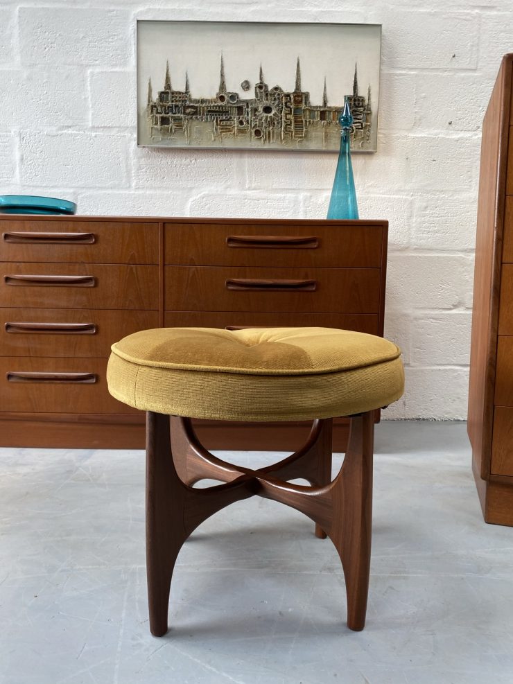 Classic Vintage G Plan ‘Fresco’ Stool – Pavement Vintage