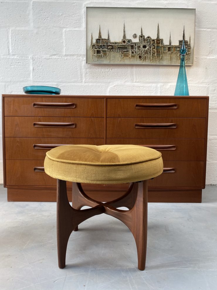 Classic Vintage G Plan ‘Fresco’ Stool – Pavement Vintage