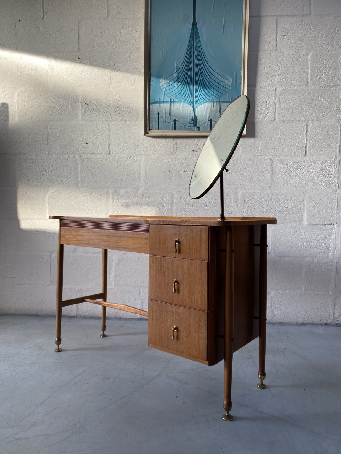 1950s Mid Century Austinsuite Dressing Table / Desk – Pavement Vintage