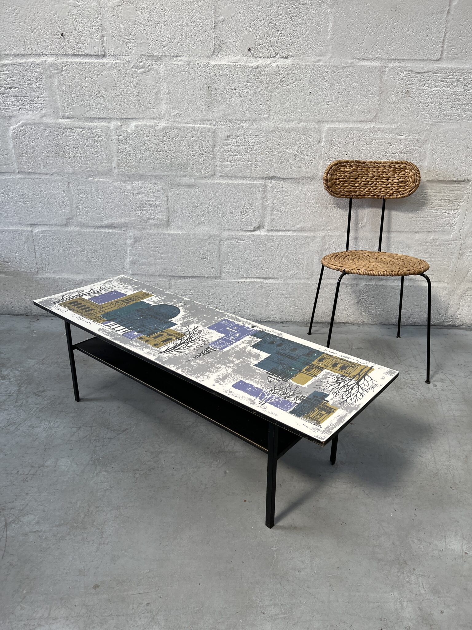 Vintage John Piper ‘London Skyline’ Coffee Table for Habitat – Pavement ...