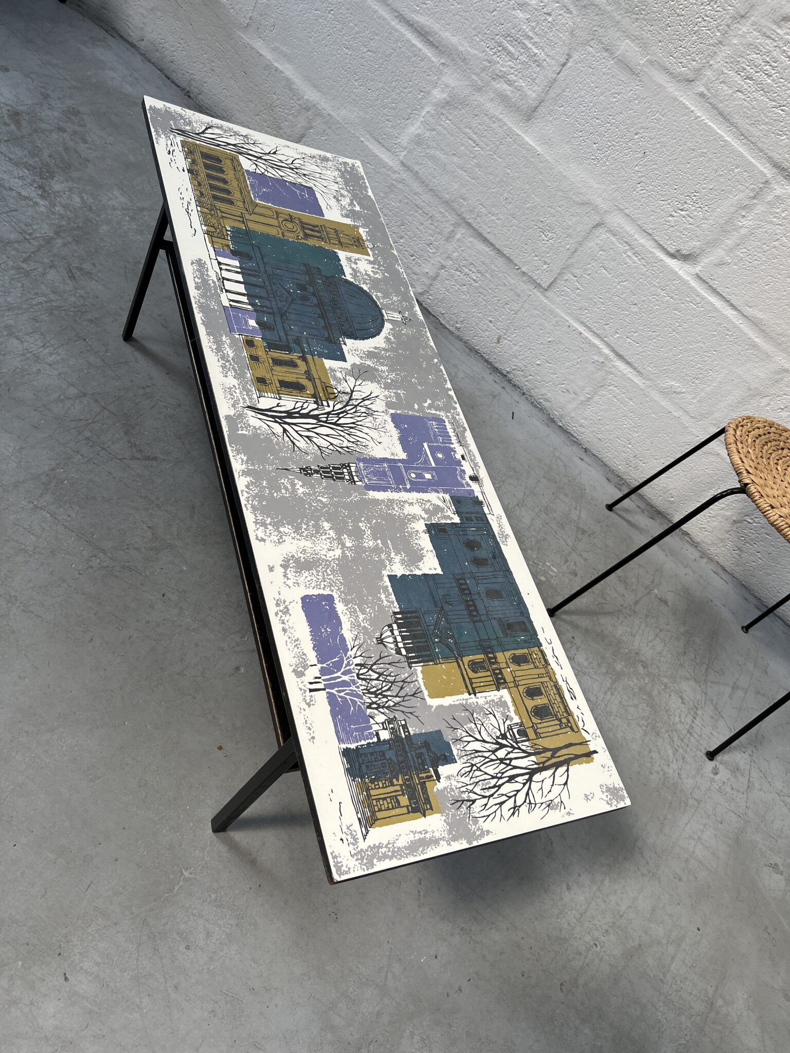 Vintage John Piper ‘London Skyline’ Coffee Table for Habitat – Pavement ...