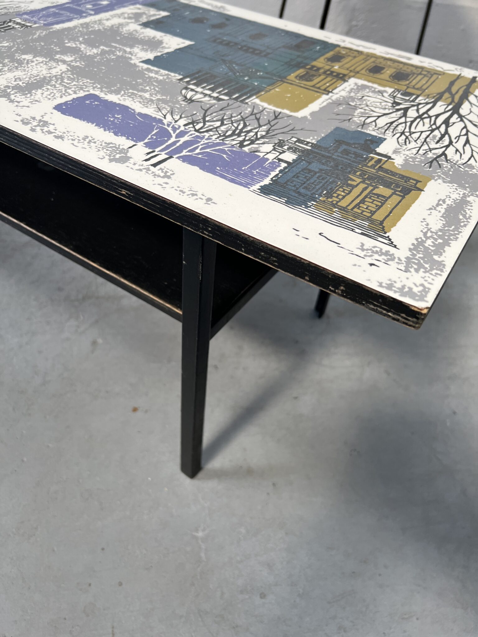 Vintage John Piper ‘London Skyline’ Coffee Table for Habitat – Pavement ...