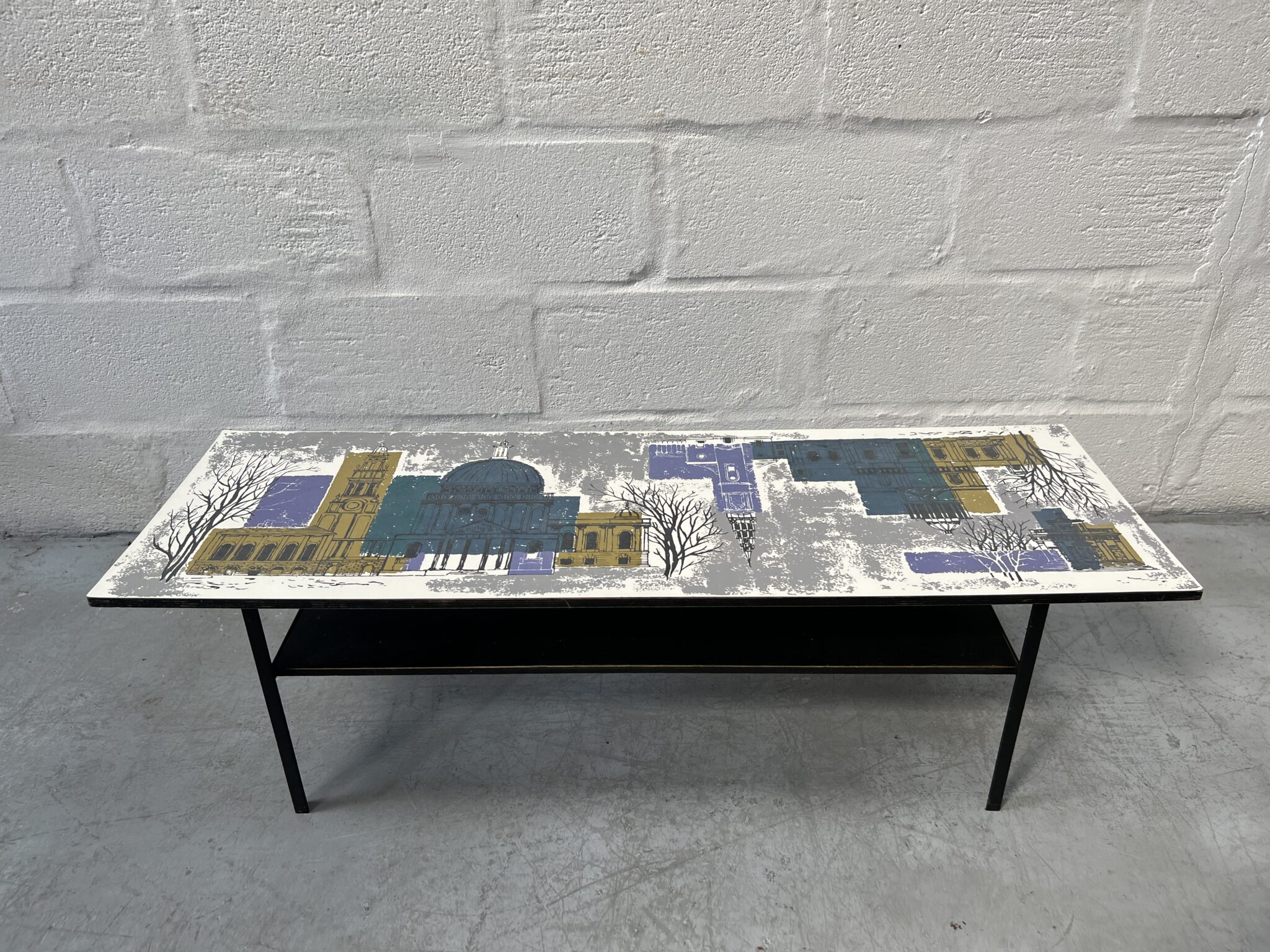 Vintage John Piper ‘London Skyline’ Coffee Table for Habitat – Pavement ...