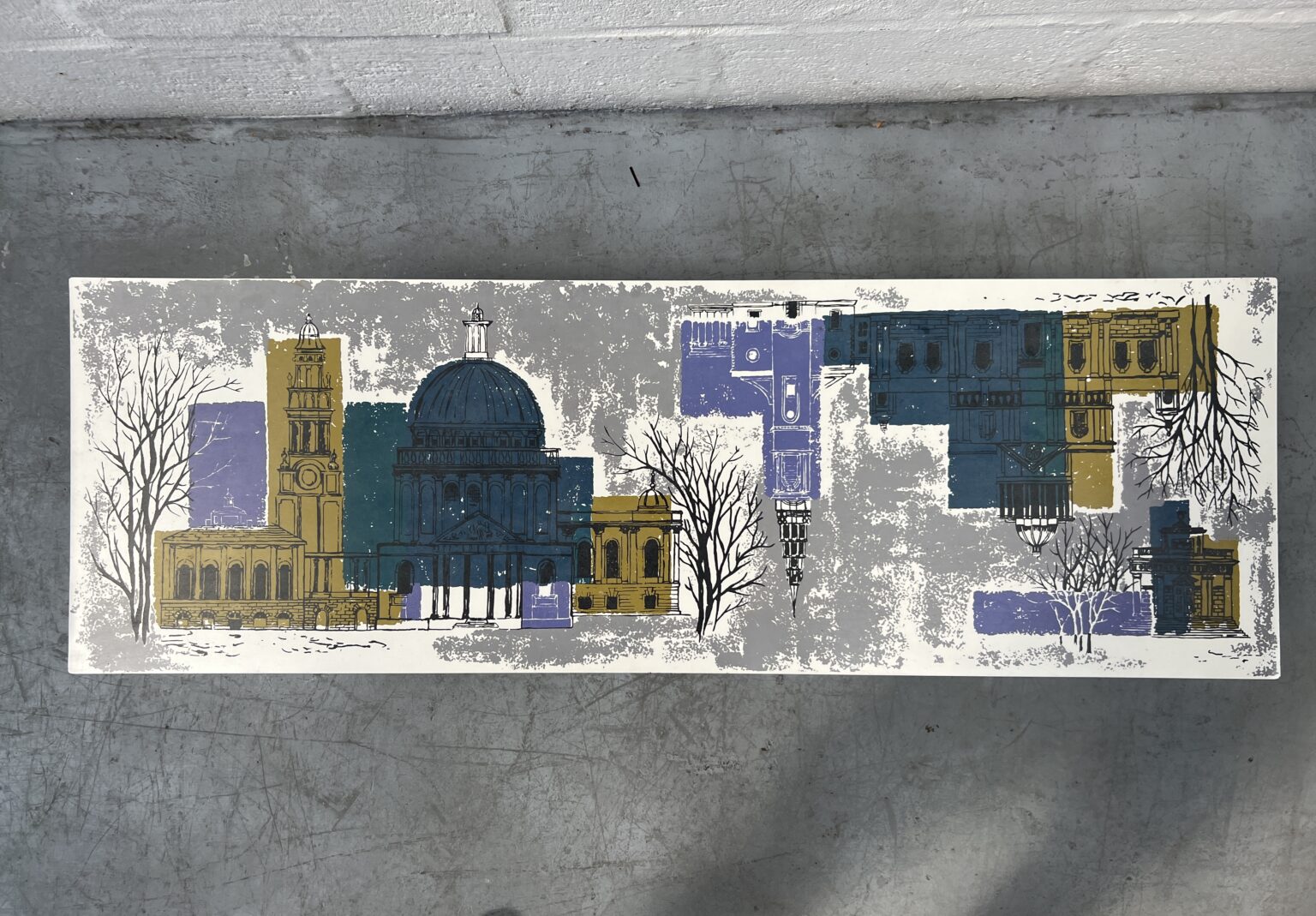 Vintage John Piper ‘London Skyline’ Coffee Table for Habitat – Pavement ...